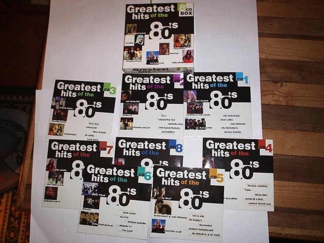 GREATEST HITS OF The 80S, 8 Cd Box Set,Duran Duran,Blondie,Culture Club ...