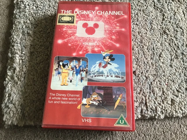 THE DISNEY CHANNEL - Official Disney VHS - Volume 4 - Very Rare VHS ...