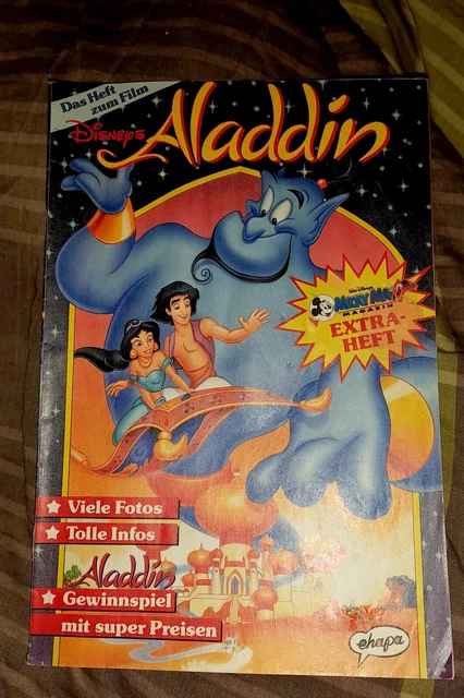 WALT DISNEY'S MICKEY Mouse Extra Booklet Aladdin The Movie Booklet £4. ...