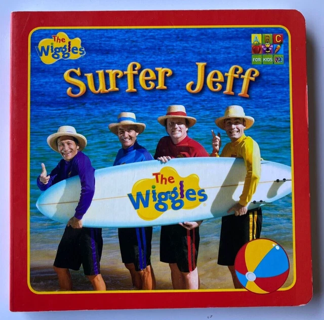 THE WIGGLES SURFER Jeff Book 2012 Board Children Kids VGC RARE Book ...