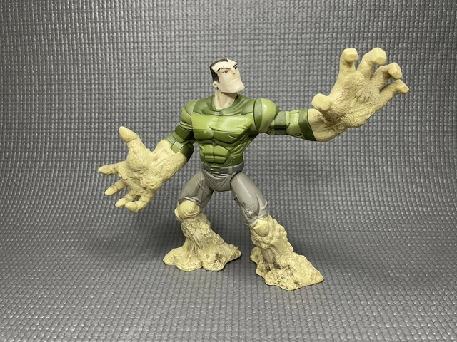 SPECTACULAR SPIDER-MAN ANIMATED SANDMAN Hammer Smash 5.5" Figure Hasbro ...