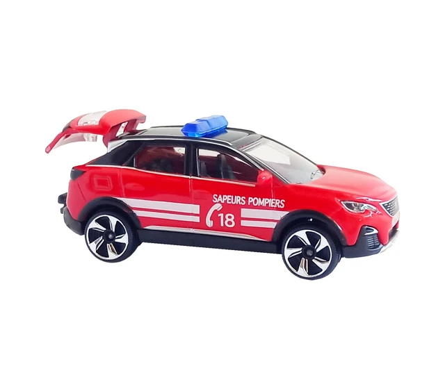 MAJORETTE PEUGEOT 3008 GT Red Sapeurs Pompiers No.18 SOS Car - No Box ...