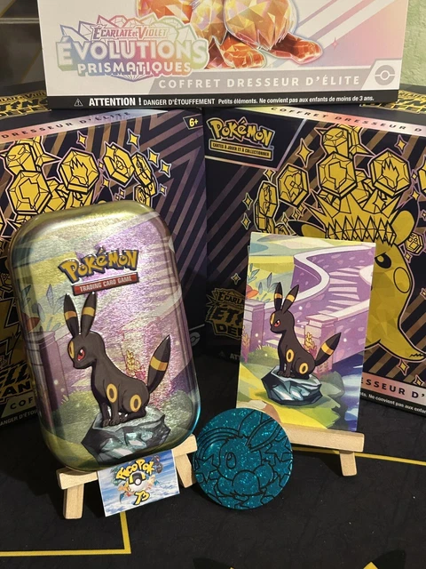 POKEMON CARD MINI Tin’s Noctali Empty Prismatic Evolution 8.5 FR £15.06 ...