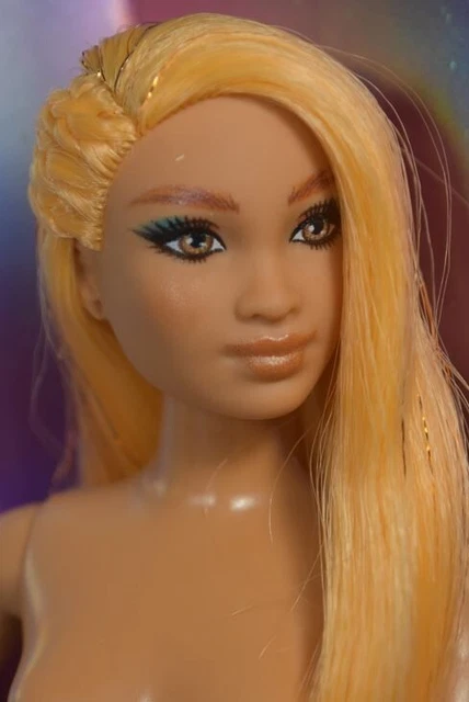 BARBIE DOLL CURVY Articulated Fashionistas Extra Fancy 2022 Mbili Face ...