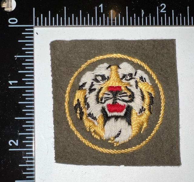WW2 BRITISH ARMY South East Command Kent Tiger Patch Formation Sign ...