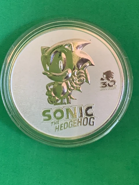 2021 NIUE 30TH Anniversary Of Sonic The Hedgehog 1oz Silver Coin £39.99 ...