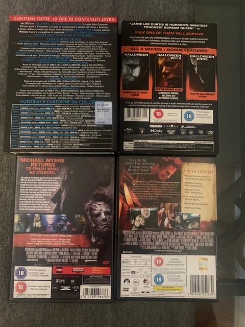 HALLOWEEN COMPLETE MOVIE Collection Blu Ray and DVDs £225.00 - PicClick UK