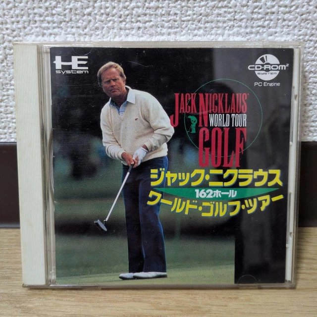 OPERATING PC ENGINE Jack Nicklaus World Golf Tour Japan 2f $56.63 ...