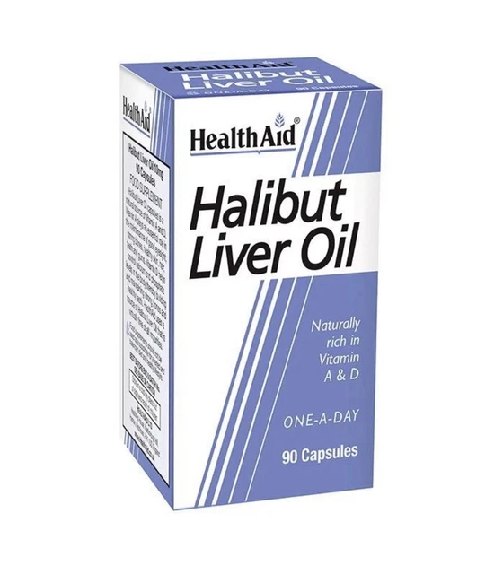HEALTHAID HALIBUT LIVER Oil - 90 Capsules EXP 31/01/26 £8.99 - PicClick UK