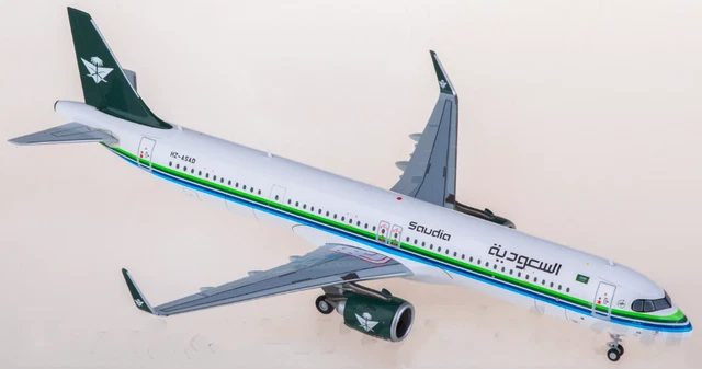 1:200 JC WINGS Saudia Airbus A321neo Passenger Airplane Diecast Model ...
