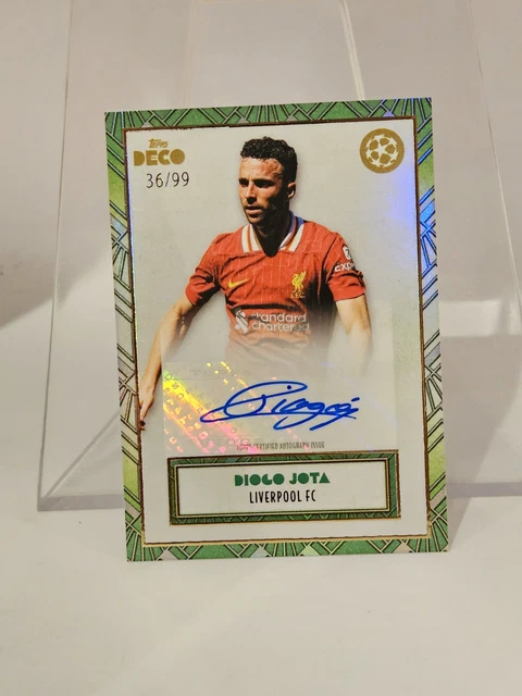 2024-25 TOPPS DECO UCC Diogo Jota Auto /99 FC Liverpool EUR 49,99 ...