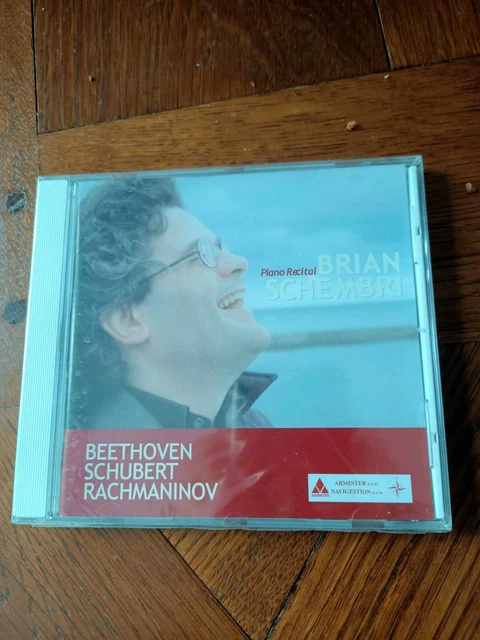 CD BRIAN SCHEMBRI Récital piano :Beethoven, Schubert, Rachmaninov ...