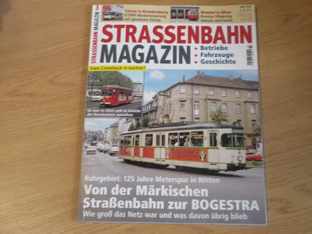 STRASSENBAHN MAGAZIN - 3/2024 - 125 Jahre Meterspur In Witten/Comeback ... STRASSENBAHN MAGAZIN - 3/2024 - 125 Jahre Meterspur In Witten/Comeback ...