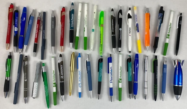 ASSORTED BALL POINT Pens Lot of 40 Promo Advertising $29.99 - PicClick