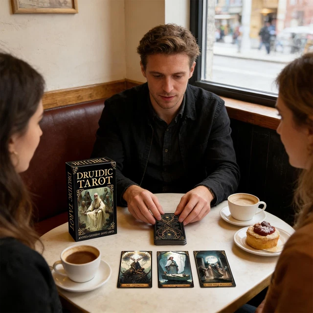 DRUIDIC TAROT DECKS 78 Pieces Oracle Divination Accessories Meditation ...