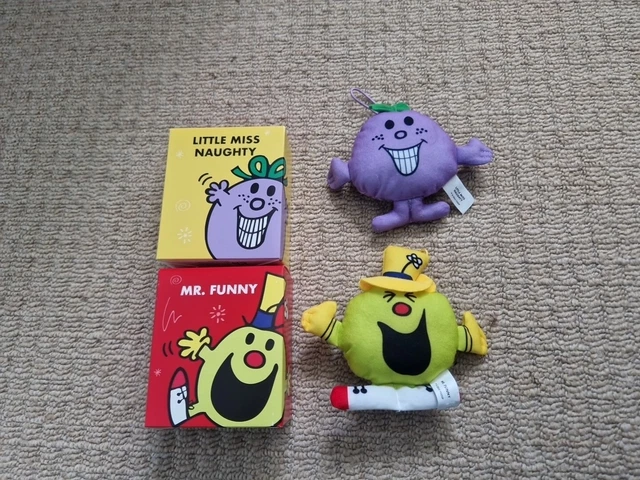 MR MEN & Little Miss McDonalds Happy Meal Toys Mr Funny Little Miss ...