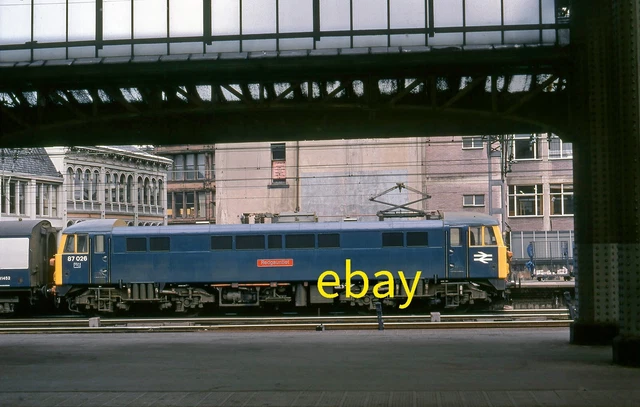 ORIGINAL 35MM SLIDE BR Class 87 no.87026 at Glasgow Central +rights for ...