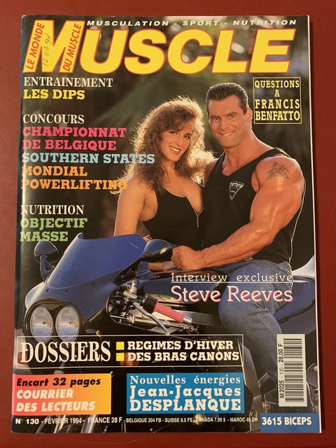LE MONDE DU MUSCLE 1994 Fe#130 Berry De Mey Camille Jones-Steve Reeves ...