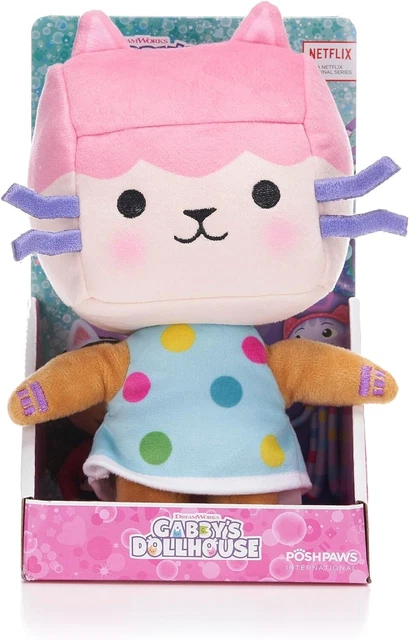NEW POSH PAWS Gabby's Dollhouse 25cm Baby Box Cat Plush Soft Toy £18.95 ...