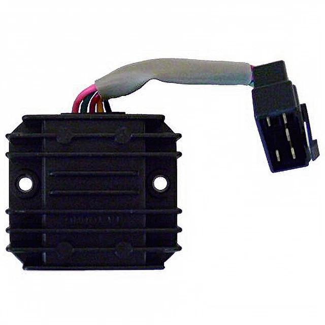 REGULATOR 12V-10A-MONOFASE-CC-5 CABLES-CONECTOR 5 Faston Connectors ...