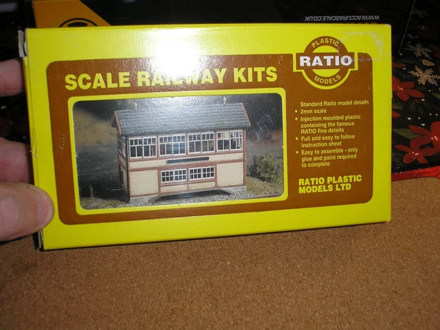 RATIO PLASTIC MODELS Ltd Scale Railway Kit N gauge223 wooden signal box ...