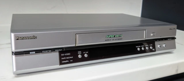 PANASONIC NV-HV60 Super Drive VHS Video Recorder with Remote, and ...