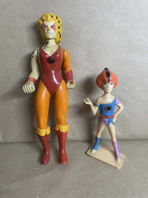 1980S CHEETARA & Wilycat Thundercats Action Figures LJN. Vintage 1985 £ ...