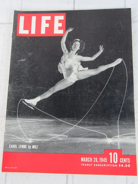 LIFE MAGAZINE MARCH 26, 1945 Carol Lynne by Mili £10.26 - PicClick UK