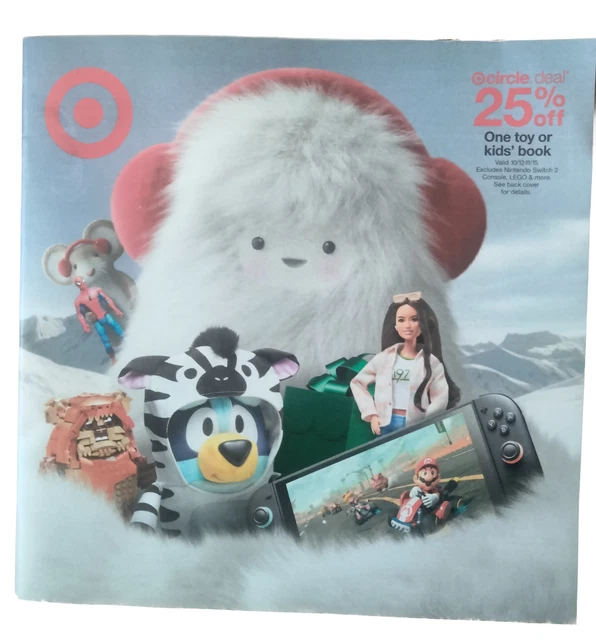 TARGET 2025 HOLIDAY Toy Catalog Magazine Guide Circular 60 pages Brand ...