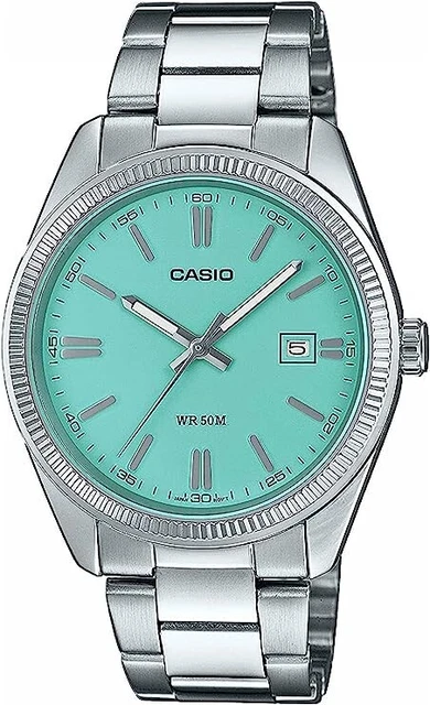 CASIO &TIFFANY BLUE& Watch - MTP-1302PD-2A2VEF - BRAND NEW - FREE ...