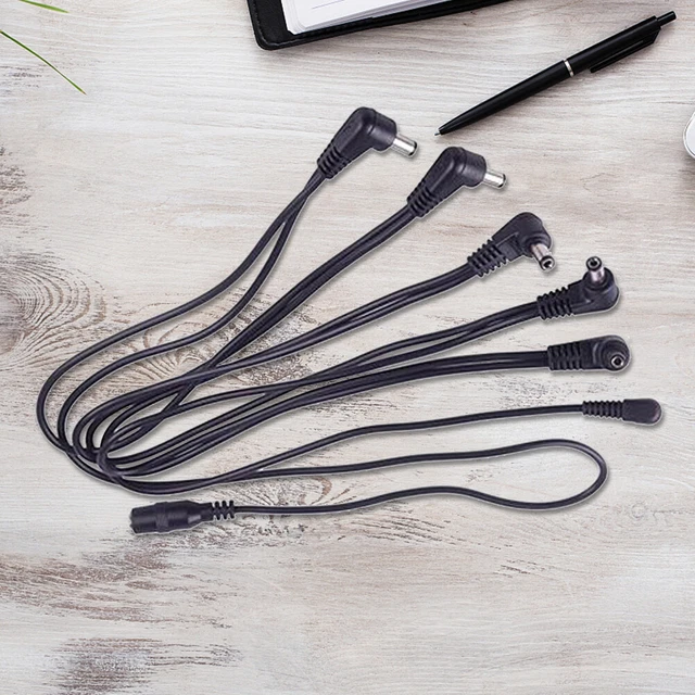 9V DC 1A 6 Way Guitar Effect Pedal Daisy Chain Power Supply Cable $12. ...