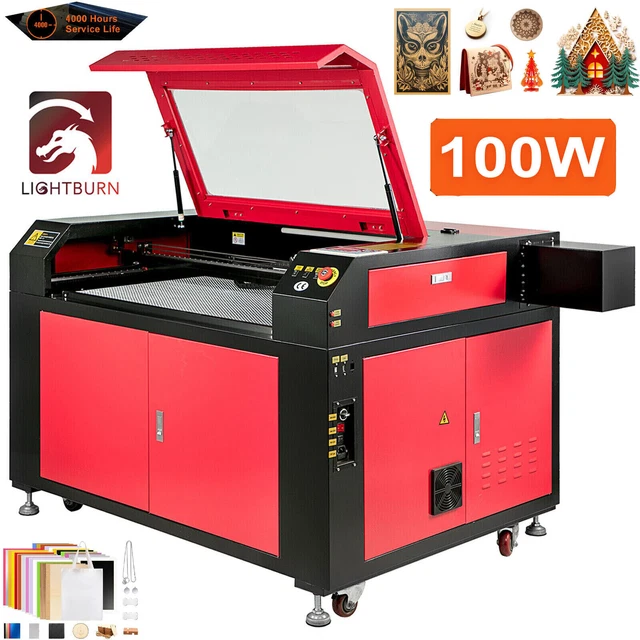 VEVOR GRAVEUR LASER100W Machine de Gravure Découpe 900x600 mm CO2 ...
