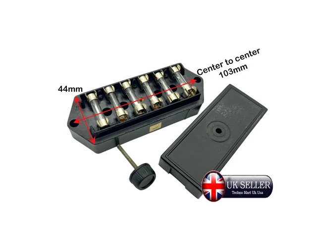 FUSE BOX WITH Fuse Junction Box for Massey Ferguson Tractor 6 Fuse Plug ...