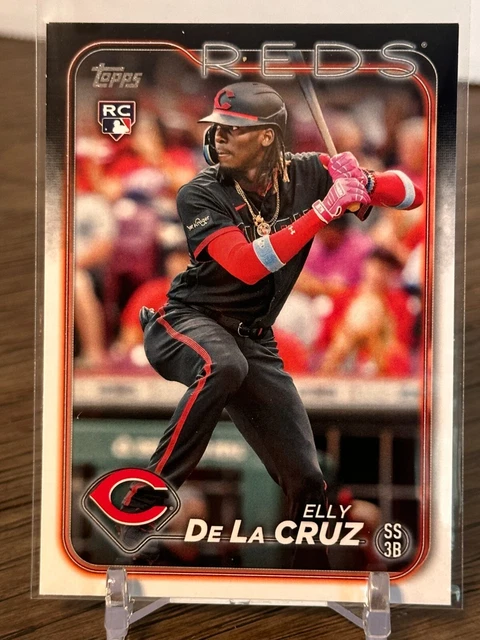 CARTA ROOKIE ELLY De La Cruz Cincinnati Reds 2024 Topps S1 #141 EUR 7,84 - PicClick IT