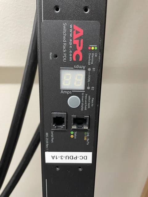 APC SWITCHED RACK PDU Power Distribution Unit 24 Outlet 120v 20 Amp $75 ...