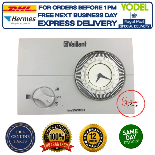 VAILLANT TIME SWITCH 130 24Hr Mechanical Analogue Timer Clock 306759 ...