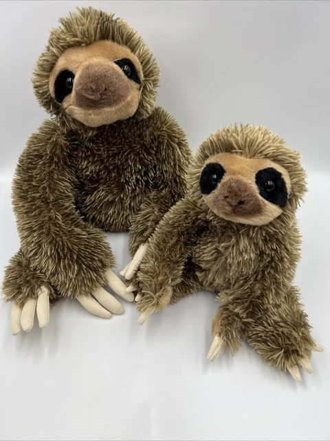 RAVENSDEN SOFT TOY Cuddly Plush Sloths Stuffed Animal Plushies 16” & 10 ...