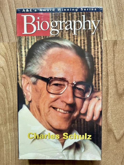CHARLES SCHULZ - A&E Biography VHS - Super Rare! (Peanuts / Charlie ...