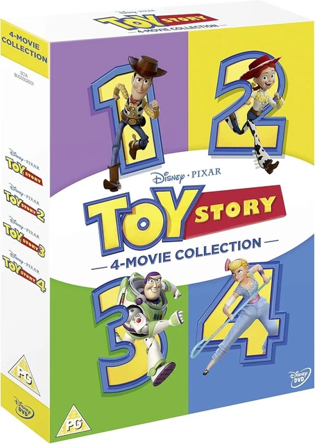 TOY STORY 4-MOVIE COLLECTION Disney-Pixar Deluxe Collector's Boxset DVD ...