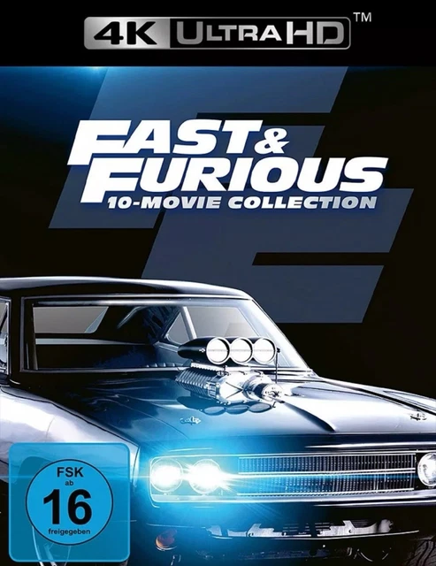 FAST & FURIOUS - 1-10-Movie Collection / 4K Ultra HD # 10-UHD-NEUWERTIG ...