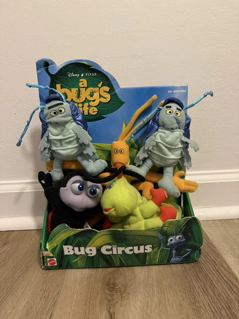 DISNEY PIXAR A Bugs Life Bug Circus Plush Set Mattel 1998 £34.43 ...