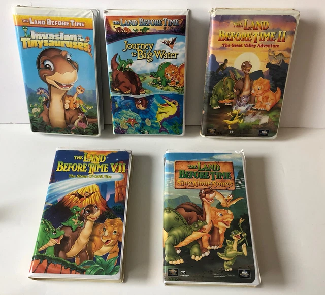 THE LAND BEFORE Time VHS Lot of 4 Movies & 1 Sing A Long Tape $14.95 ...