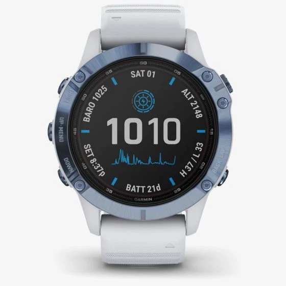 GARMIN FENIX 6 Pro Solar 47mm White GPS Smartwatch £159.99 - PicClick UK