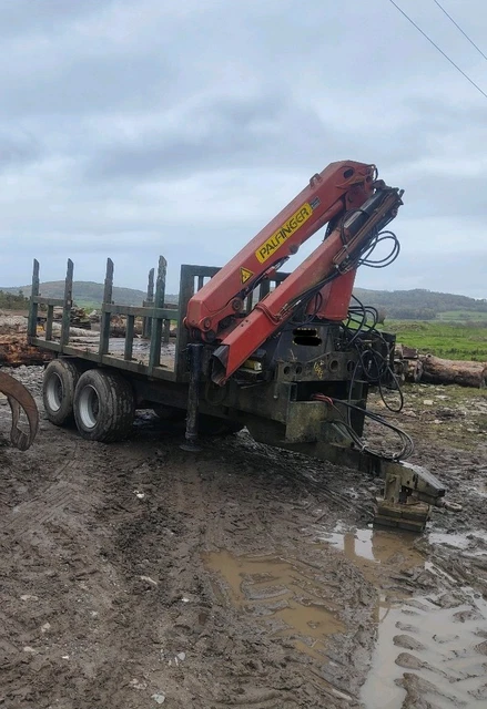 TIMBER TRAILER, LOGGING Trailer, Forestry, Hiab Trailer, Crane Trailer ...