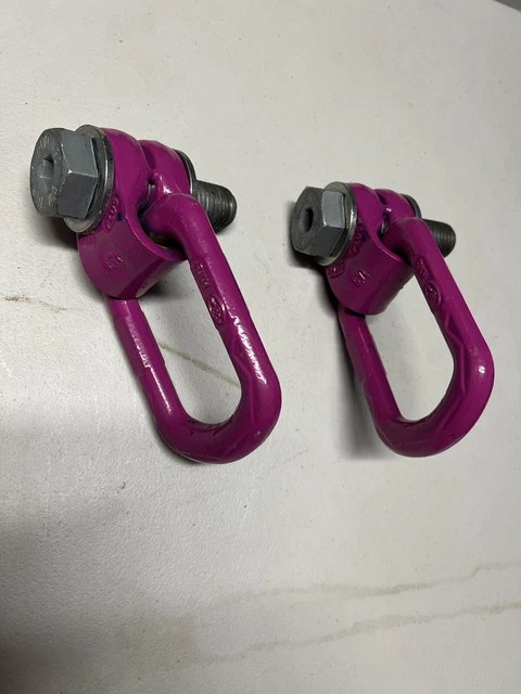 2 X RUD VLBG PLUS 6.7T M30 LOAD RING LIFTING POINTS - METRIC THREAD ...