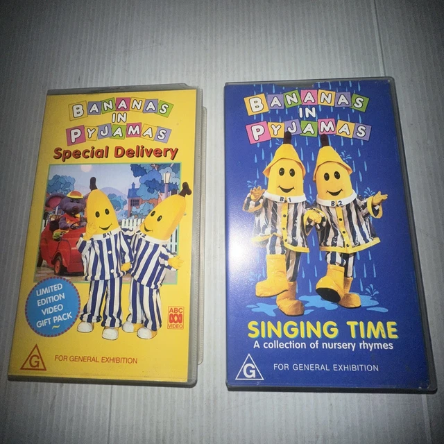 BANANAS IN PYJAMAS VHS x 2 Tapes ABC 1997 Australian Classic Children ...