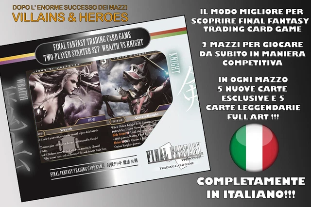 FINAL FANTASY TRADING Card Game Fftcg Wraith Vs Knights 2-Player Starter Set (6) EUR 172,52 ...