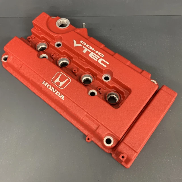 HONDA B16 B18 B16b Ek9 Integra Engine Rocker Cover Wrinkle Red ...
