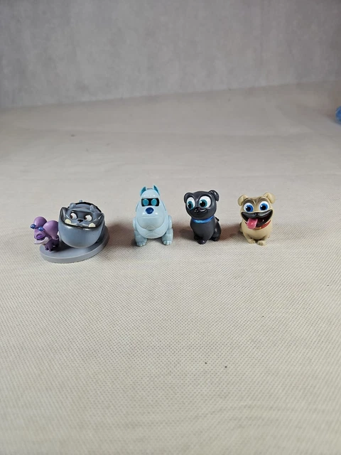 DISNEY JUNIOR PUPPY Dog Pals. Bingo And Rolly And Dogs 2" Figures Toy ...