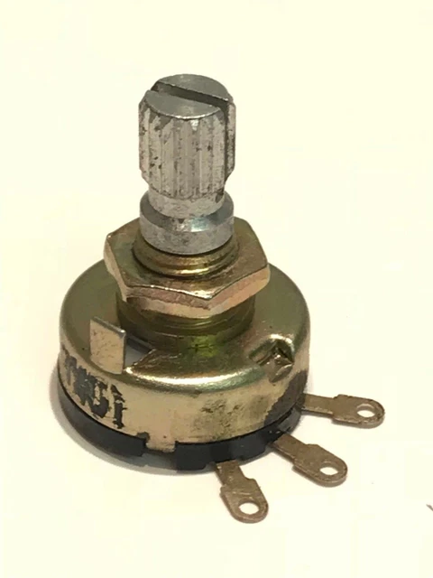 MINIATURE 10K LINEAR POTENTIOMETER VINTAGE 70'S JAPANESE RADIO POT (X1 ...